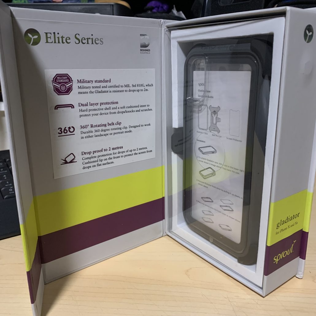 Sprout Gladiator Case for iPhone X, iPhone Xs – Mac Choice